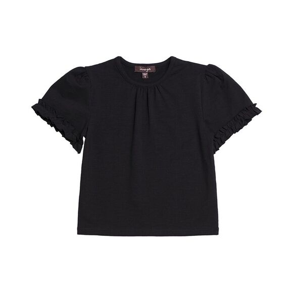Imoga | Shirts & Tops | Imoga Girls Bella Puff Sleeve Tshirt Black ...